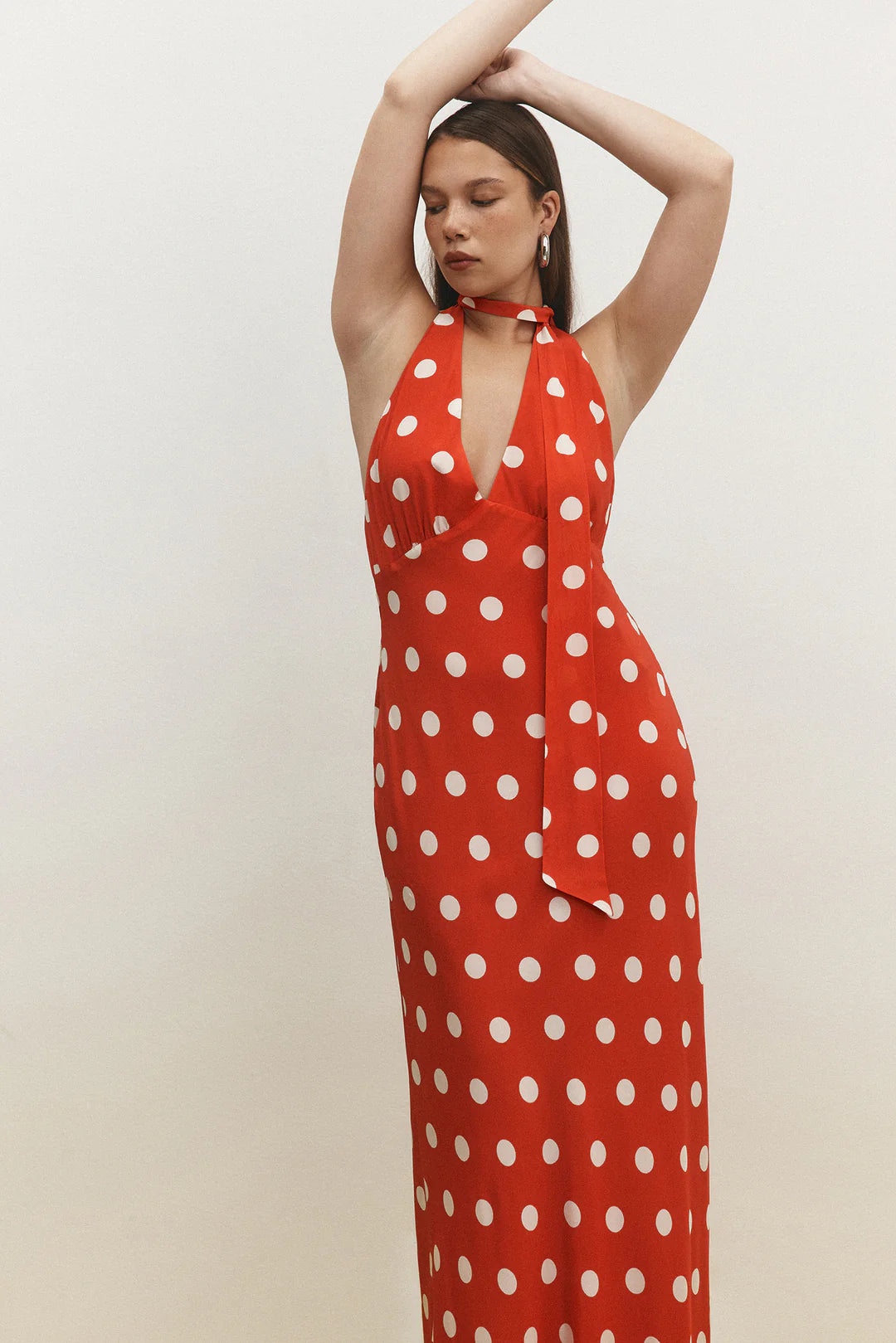 Elyse Maxi Dress - Red Polka | Ownley | Herman Store