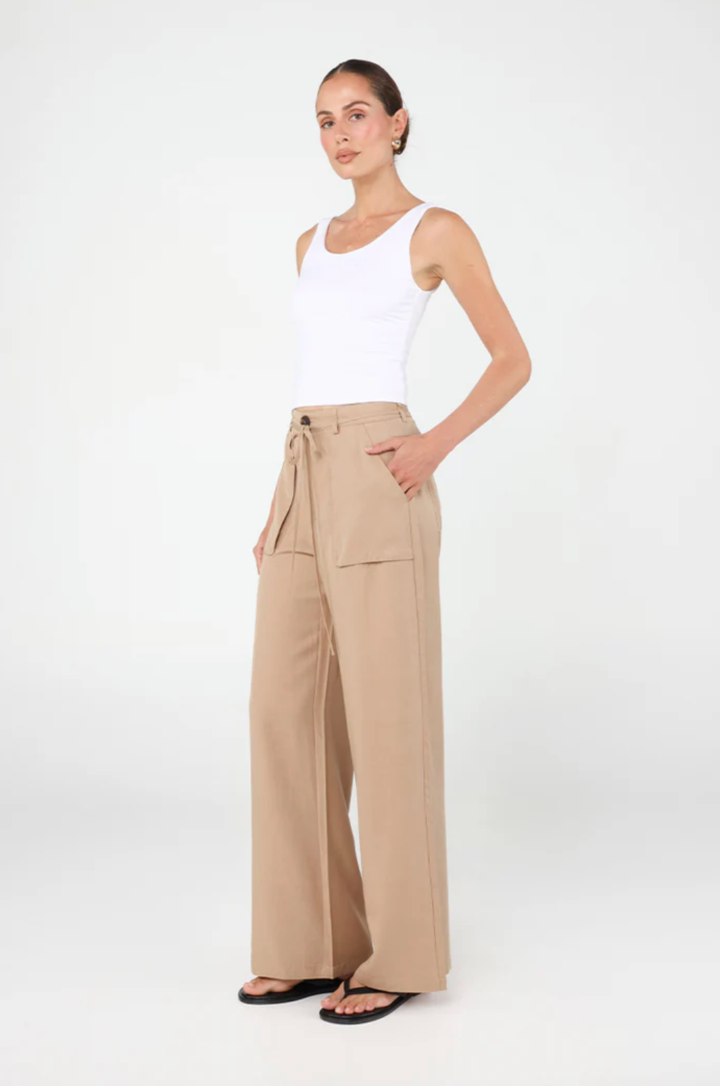 Lotus Tank - White | Madison The Label | Herman Store