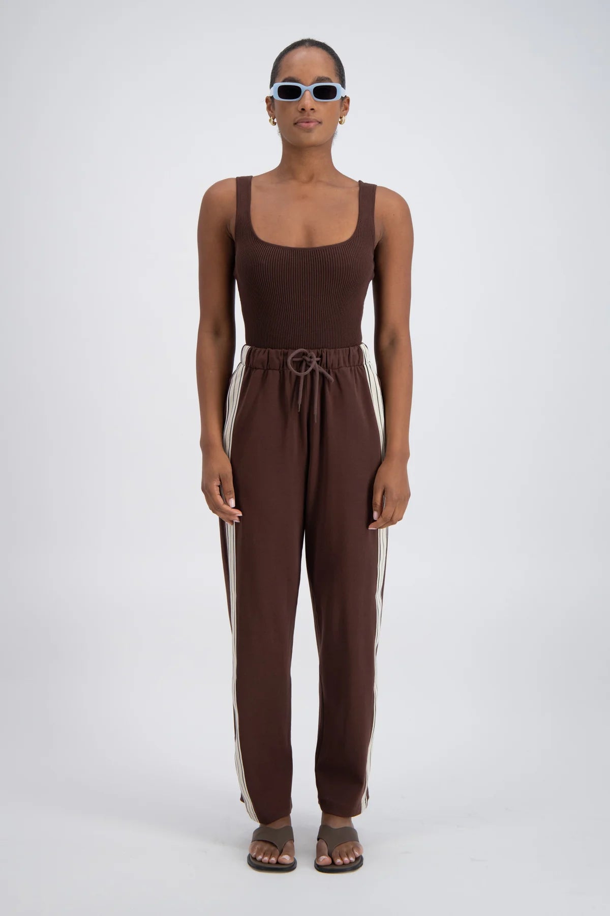 Panarea Trackpant - Brown | Herman Store | Jasmine Alexa
